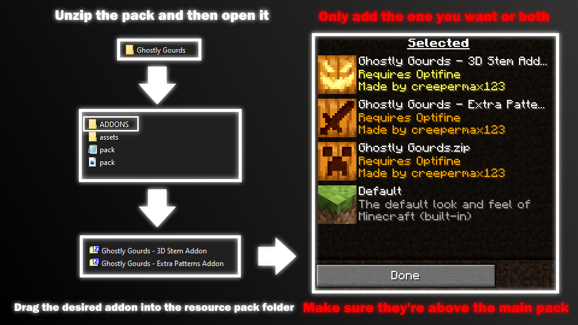 Ghostly Gourds - Gallery - Minecraft Resource Packs - CurseForge