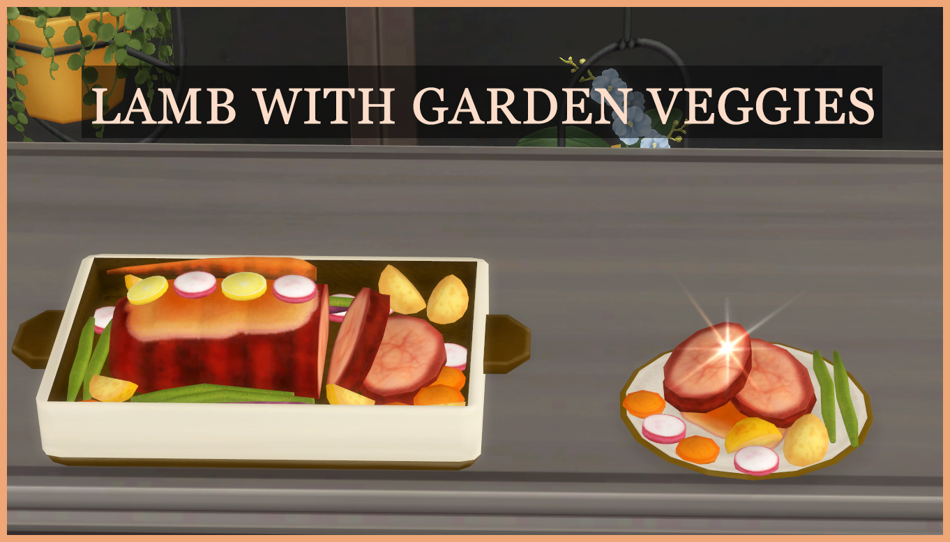 LAMB WITH GARDEN VEGGIES - The Sims 4 Mods - CurseForge