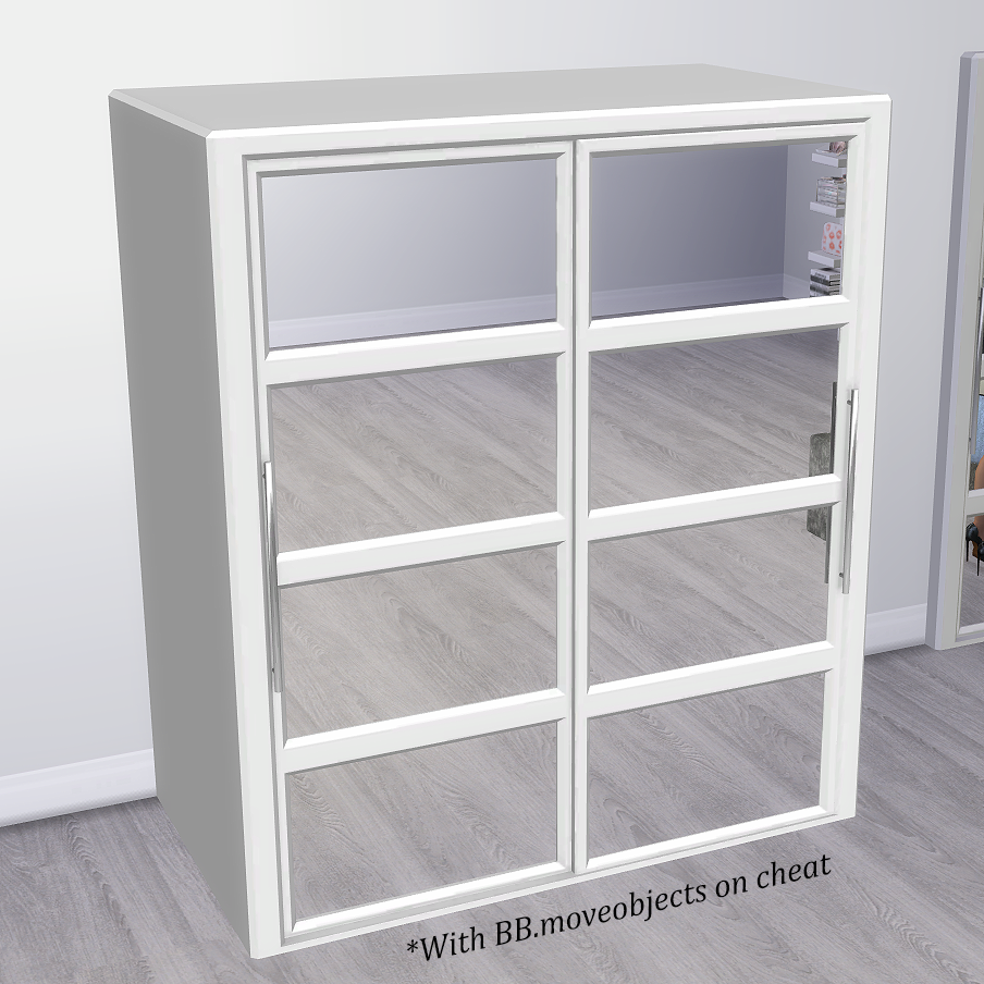 Built-In Mirrored Sliding Wardrobe - The Sims 4 Build / Buy - CurseForge