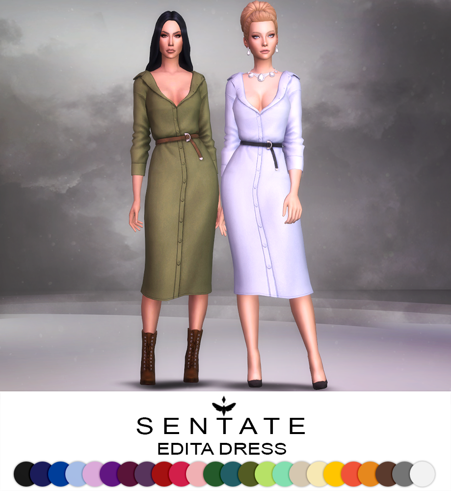 Download Carrie Dress (2 versions) - The Sims 4 Mods - CurseForge