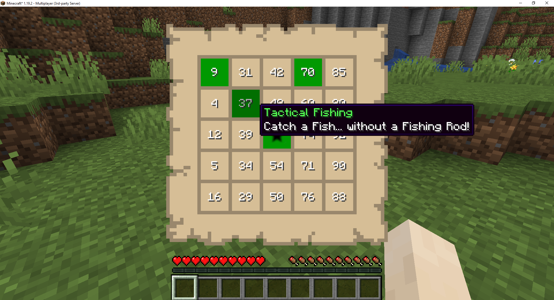 Advancement Bingo Game - Minecraft Mods - CurseForge
