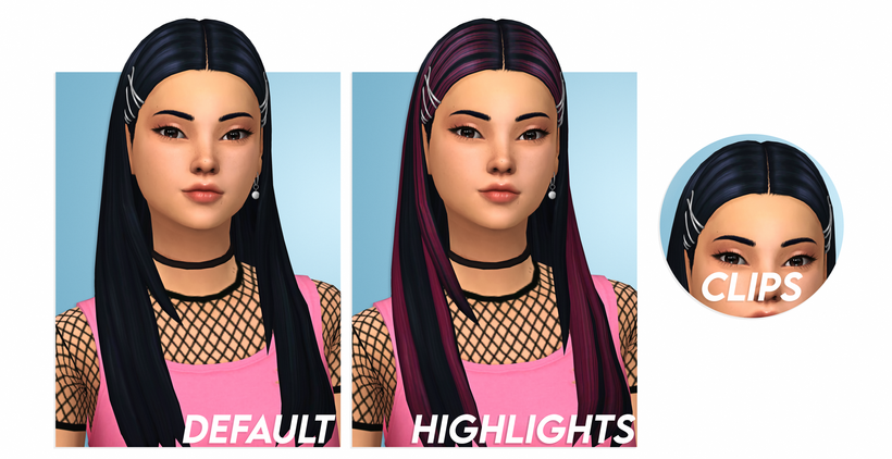 Allison Hair - The Sims 4 Create a Sim - CurseForge