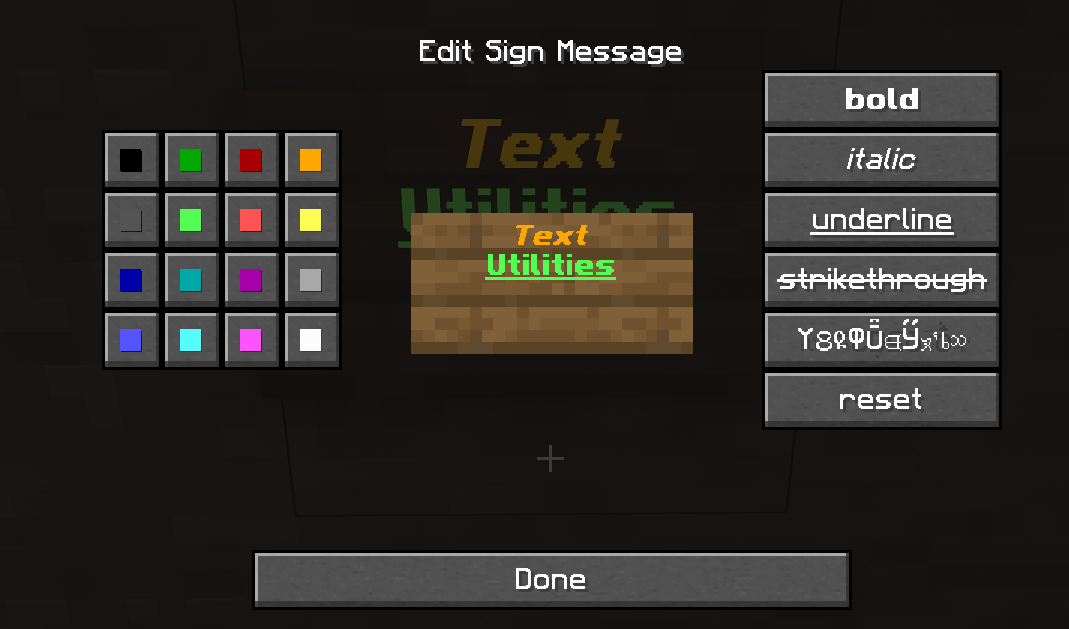 Text Utilities - Minecraft Mods - CurseForge