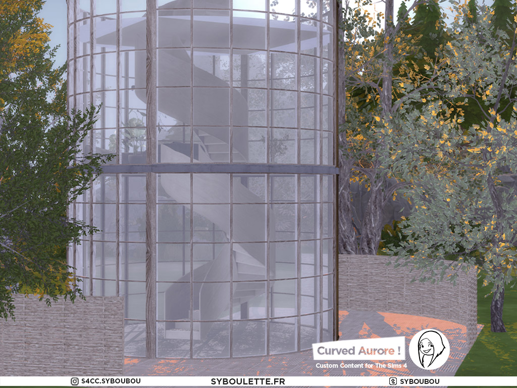 Aurore Curved wall windows set (2022) - The Sims 4 Build / Buy - CurseForge