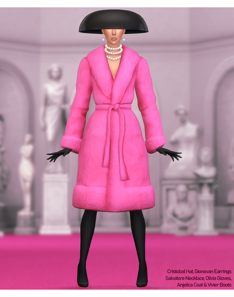 Anjelica Coat - Sentate x Rusty Collaboration - The Sims 4 Create a Sim ...