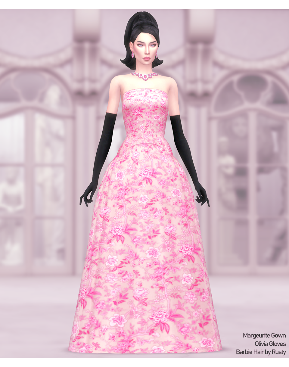 Margeurite Dress - Sentate x Rusty Collaboration - The Sims 4 Create a ...