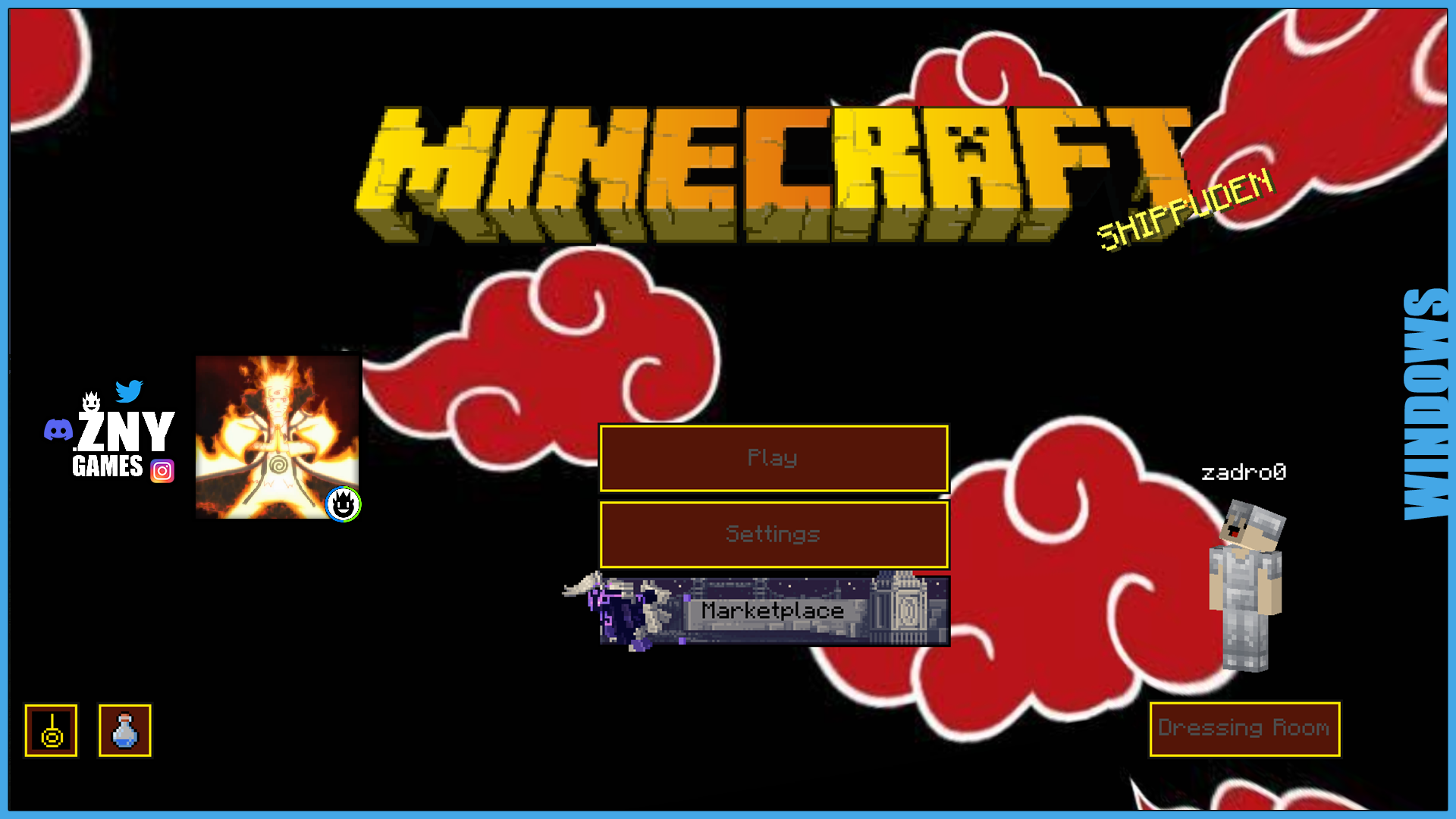 NARUTO SHIPPUDEN [GUI Pack] - Minecraft Bedrock Addons - CurseForge