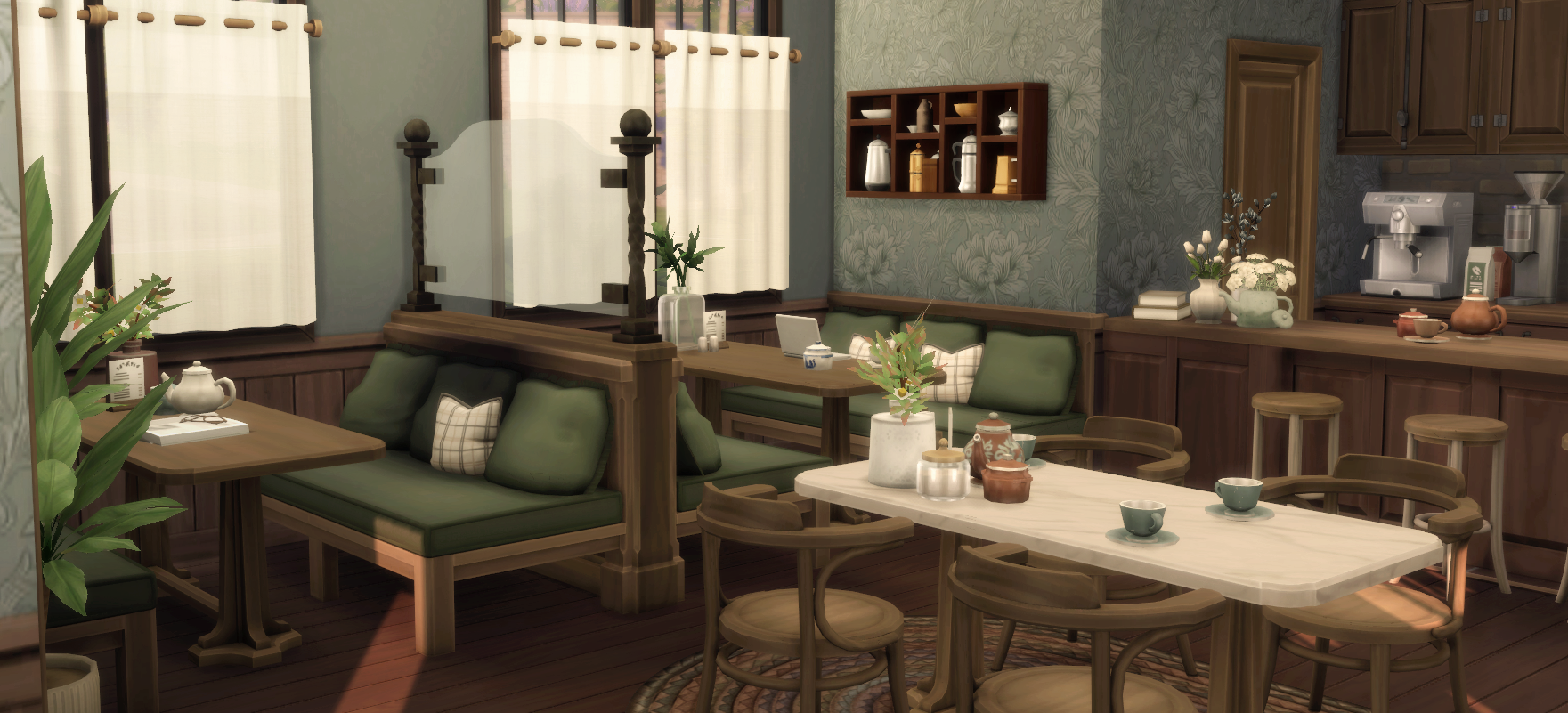 Pierisim - Coldbrew Coffeshop - part 3 - The Sims 4 Build / Buy ...