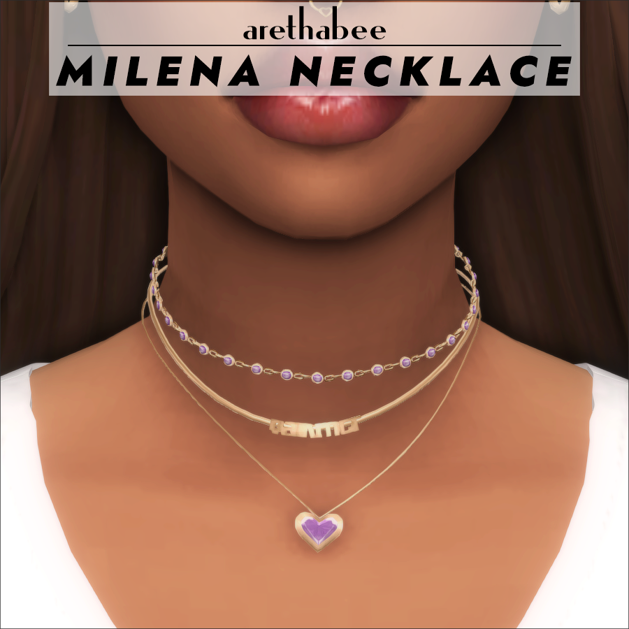 Milena Necklace - The Sims 4 Create a Sim - CurseForge