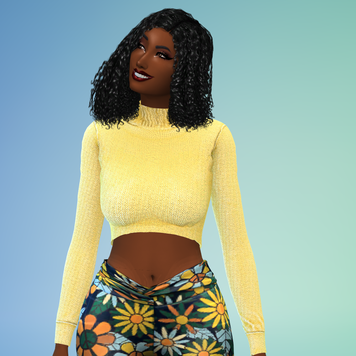 Autumn Cropped Sweater The Sims 4 Create A Sim Curseforge