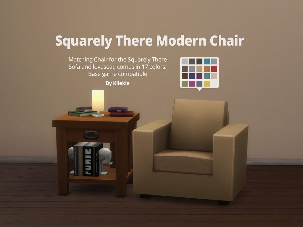 Squarely There Modern Chair - The Sims 4 Build / Buy - CurseForge