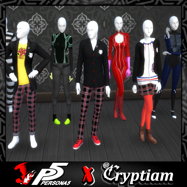 Persona 5 - Entire Collection V1 [REDUX] - The Sims 4 Create a Sim ...