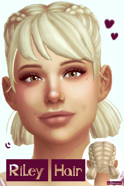 Riley Hair - The Sims 4 Create a Sim - CurseForge
