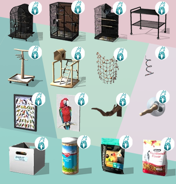 Parrots - The Sims 4 Build / Buy - CurseForge