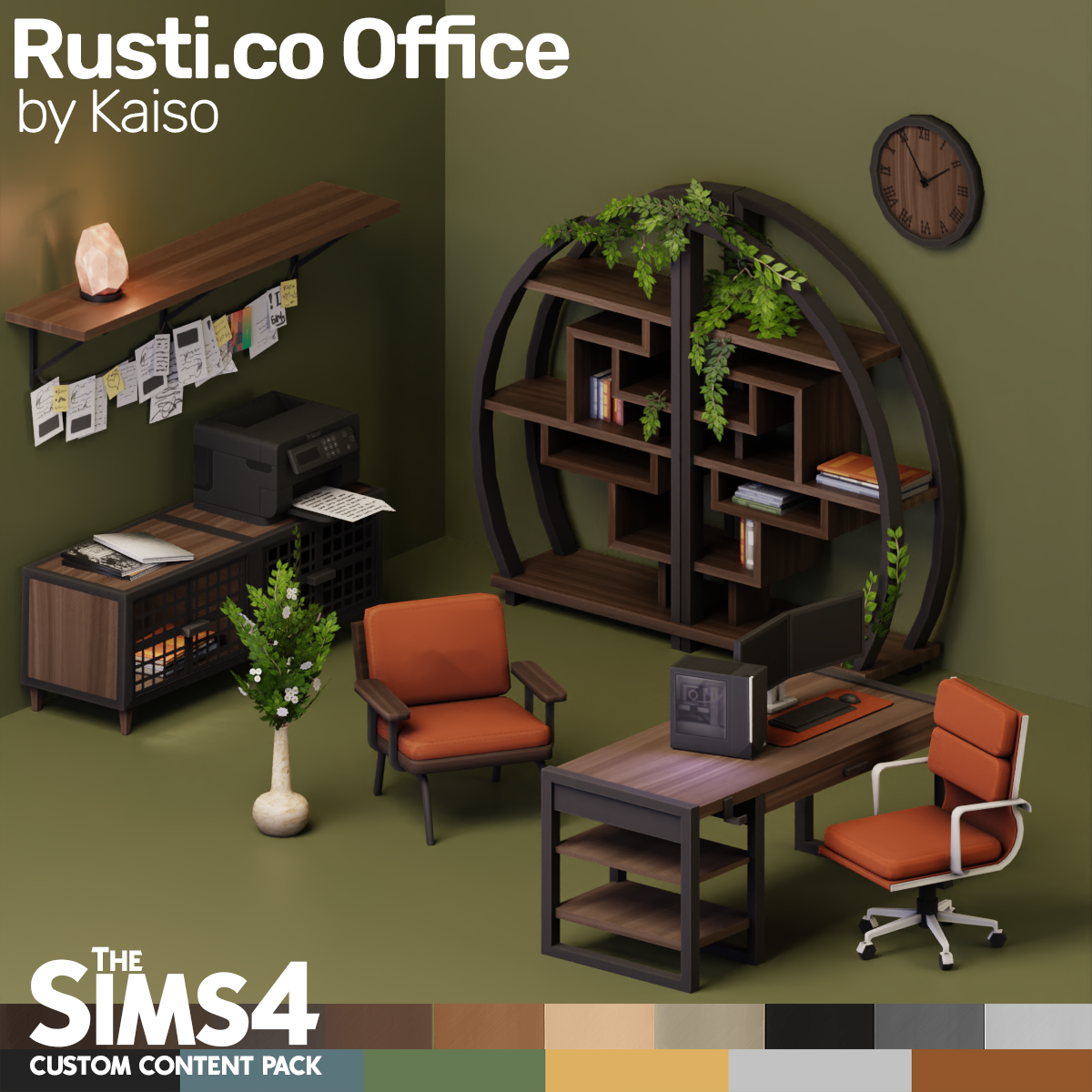 Rusti.co Office - The Sims 4 Build / Buy - CurseForge