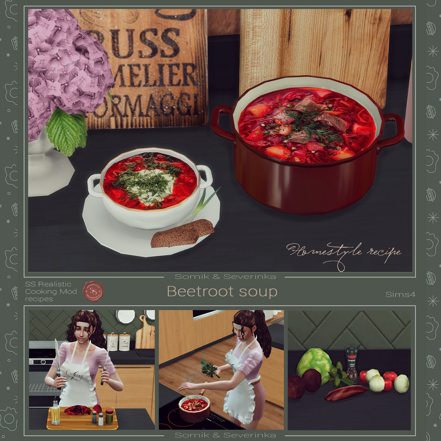 Beetroot Soup- Borsch - The Sims 4 Mods - CurseForge