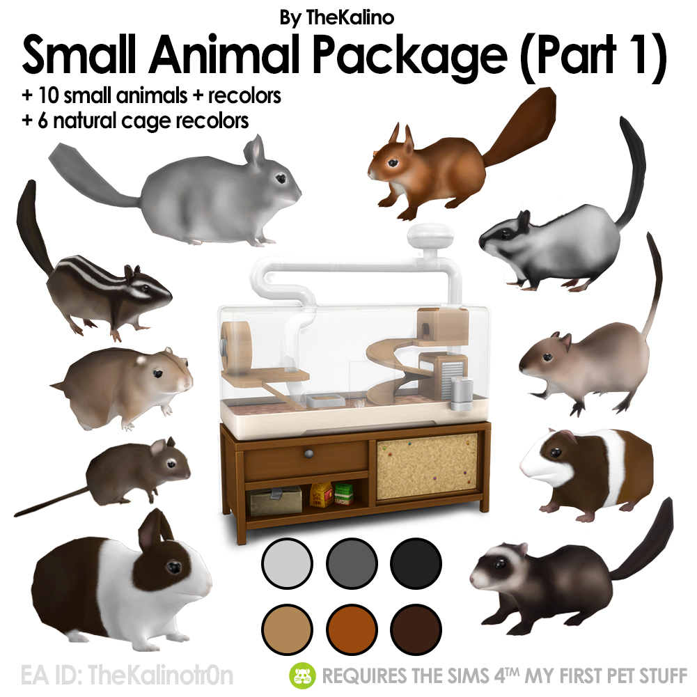 Small Animal Package Part 1 - The Sims 4 Build / Buy - CurseForge