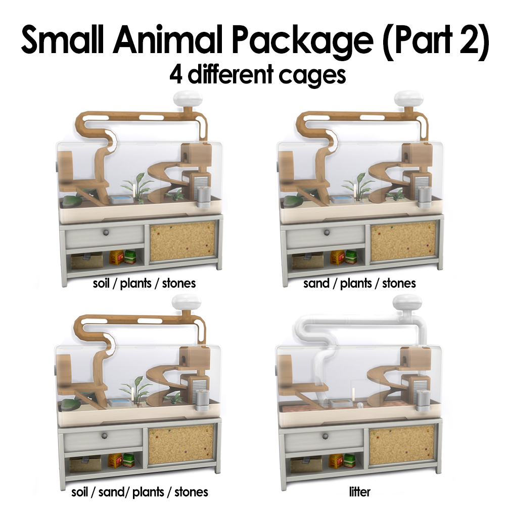 Small Animal Package Part 2 - The Sims 4 Build / Buy - CurseForge