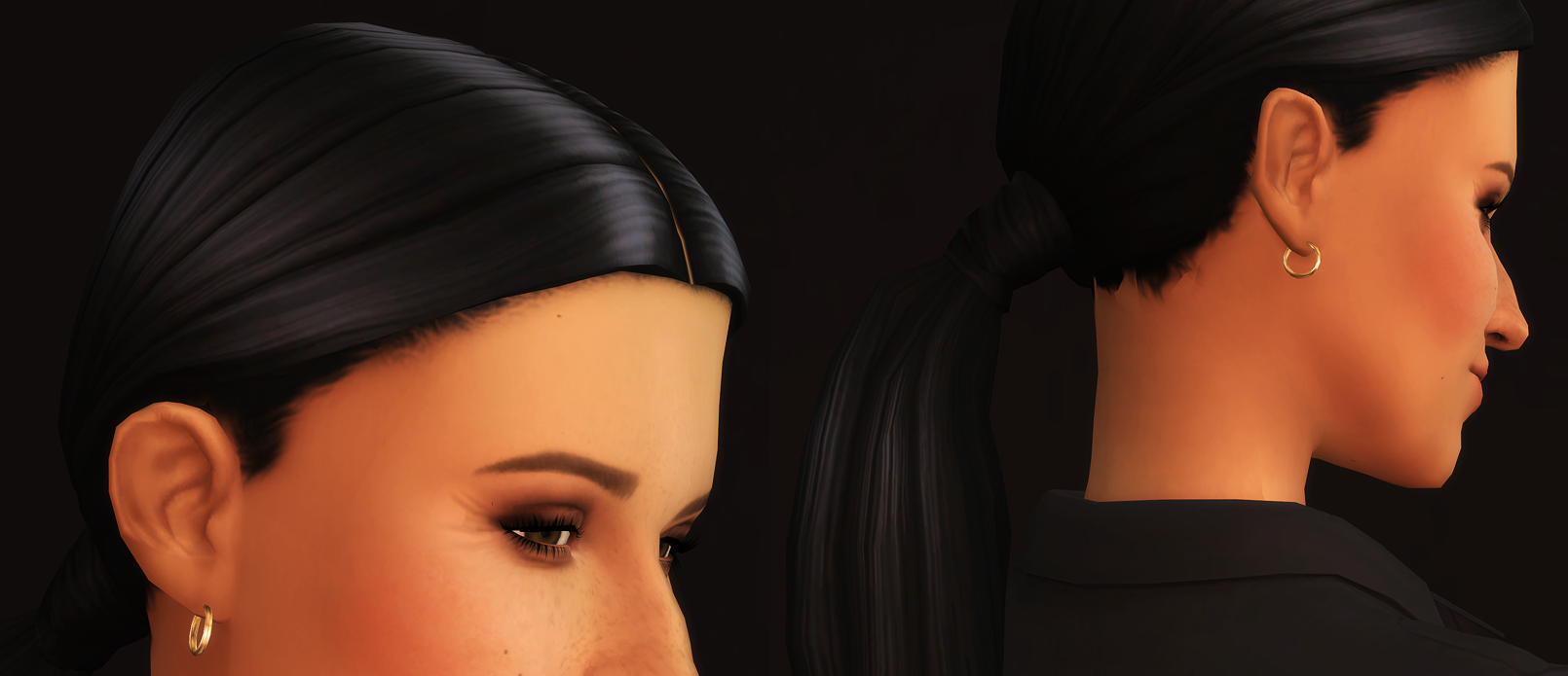 Ponytail Hair - The Sims 4 Create a Sim - CurseForge