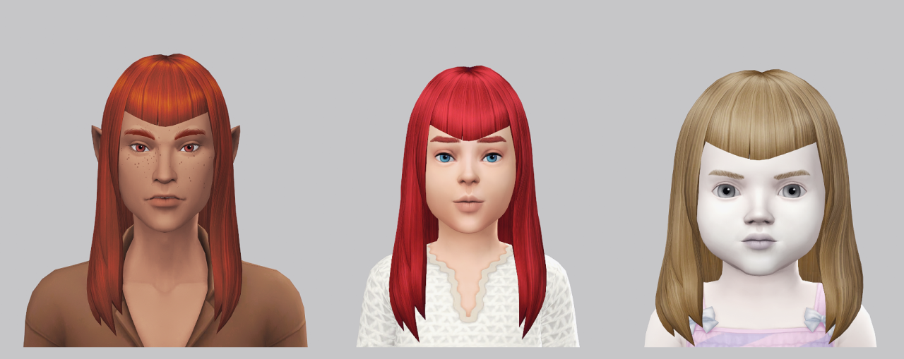 Lilith hair replacer - The Sims 4 Create a Sim - CurseForge