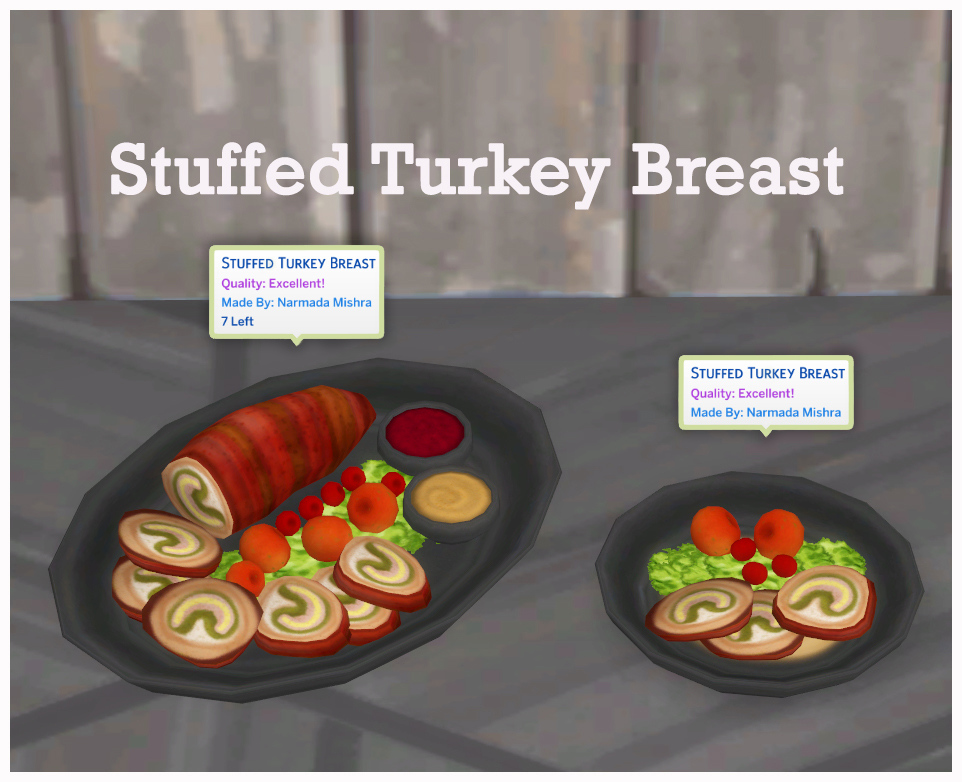 STUFFED TURKEY BREAST - The Sims 4 Mods - CurseForge