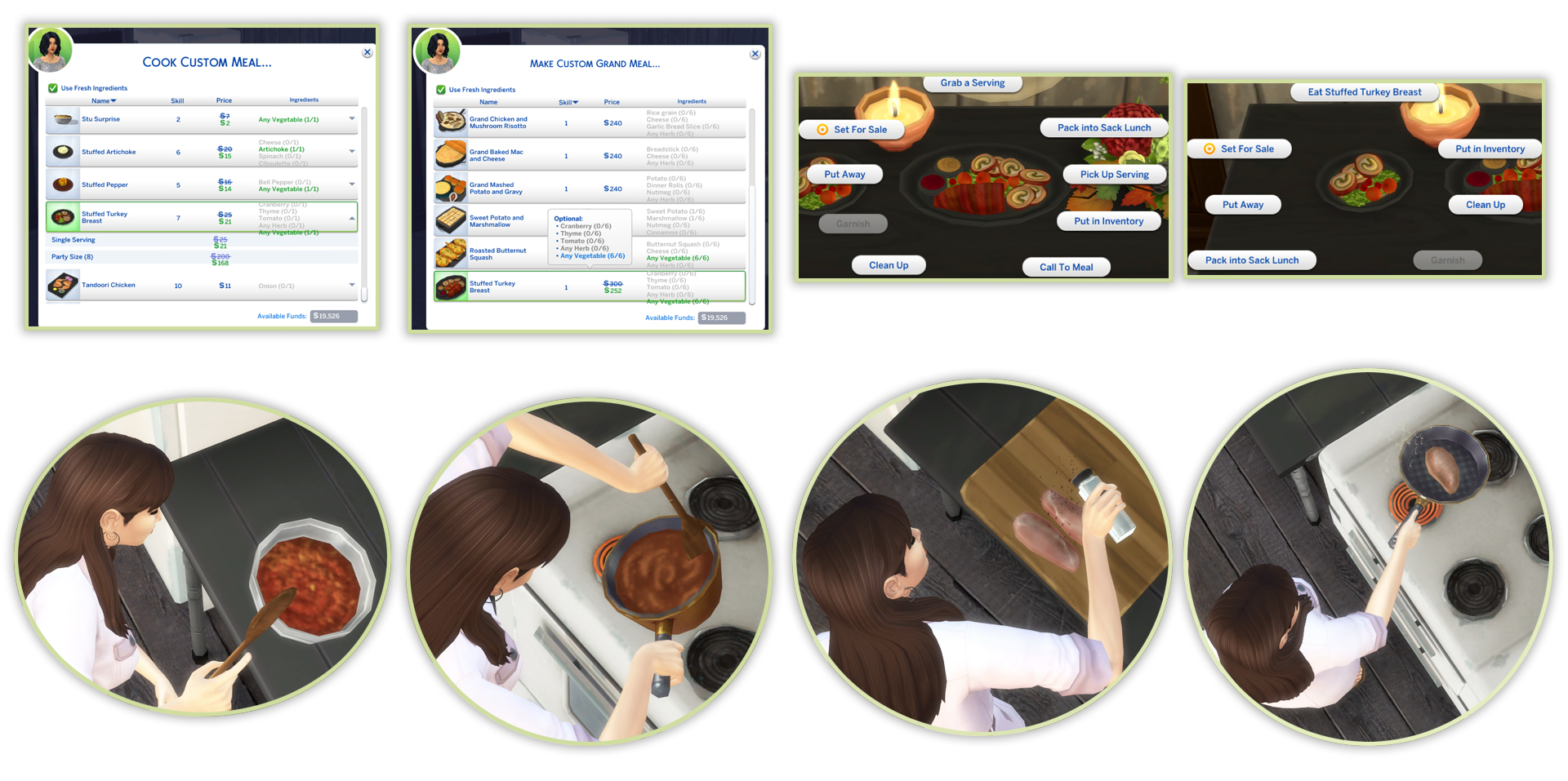 STUFFED TURKEY BREAST - The Sims 4 Mods - CurseForge