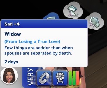 Better Mourning (Based on Relationship) - The Sims 4 Mods - CurseForge
