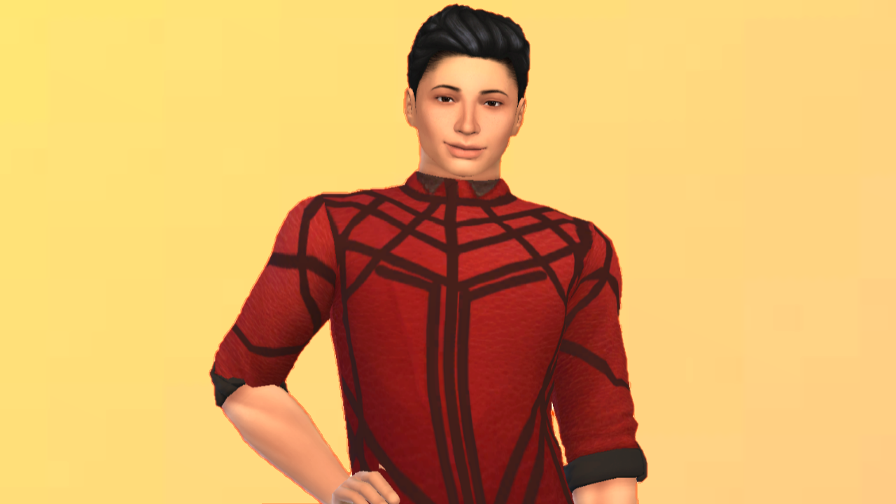 Super Hero Asian Top - The Sims 4 Create a Sim - CurseForge