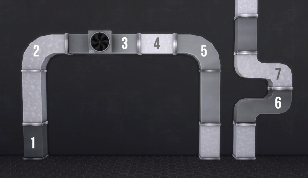 Industrial Wall Duct with Animated Fan - Gallery - The Sims 4 Build ...