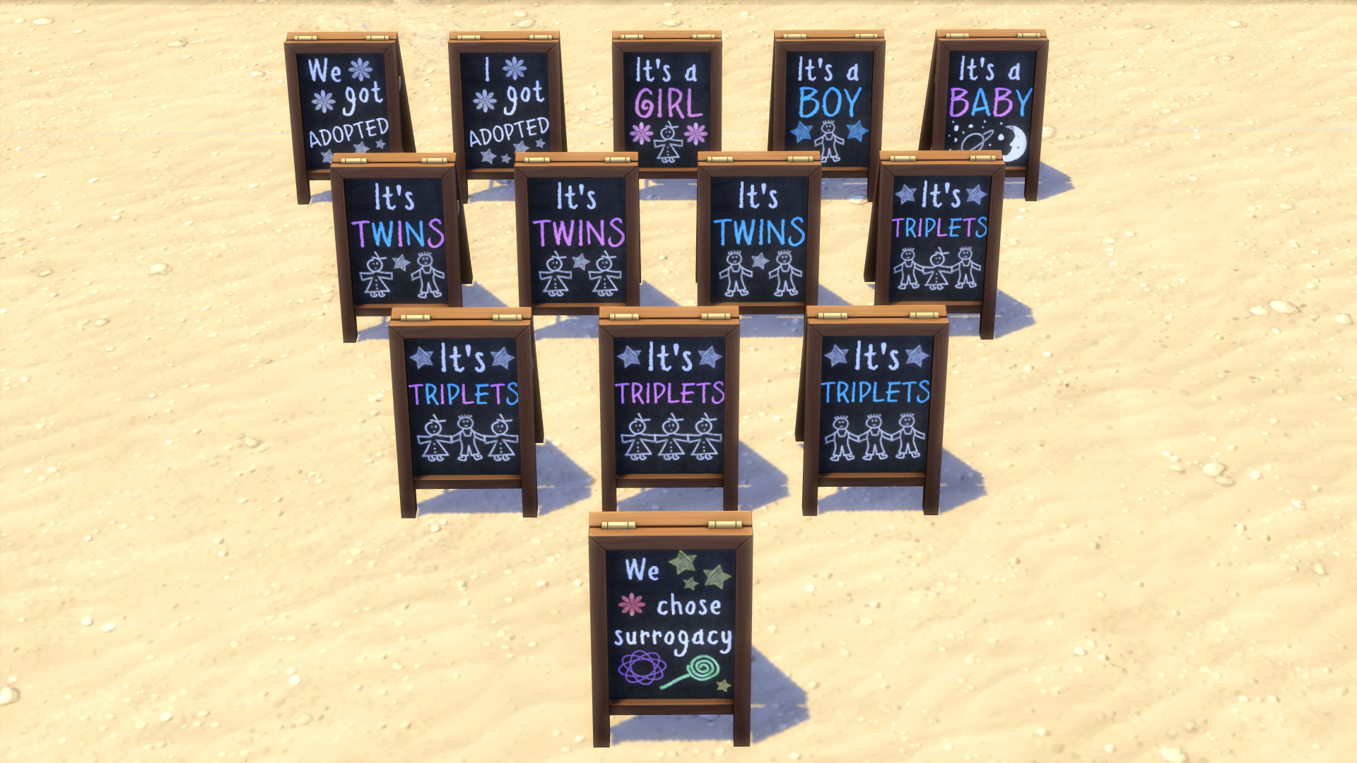 All Families are Valid Chalkboard Sign - Gallery - The Sims 4 Build ...