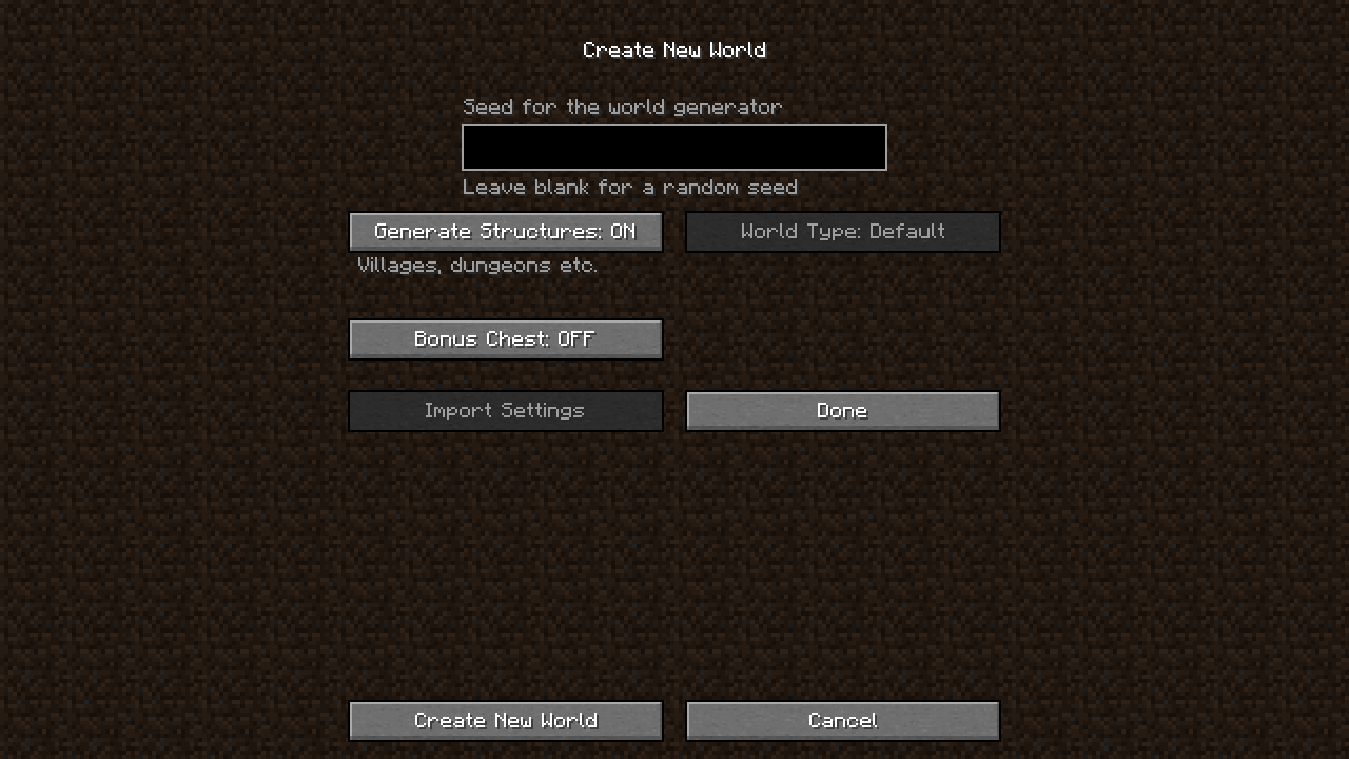 World Type Lock - Screenshots - Minecraft Mods - CurseForge