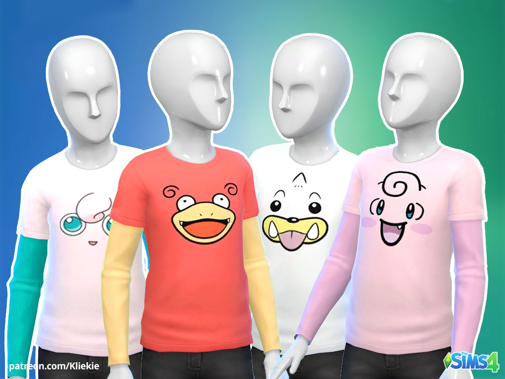 Pokesim Shirts - The Sims 4 Create a Sim - CurseForge