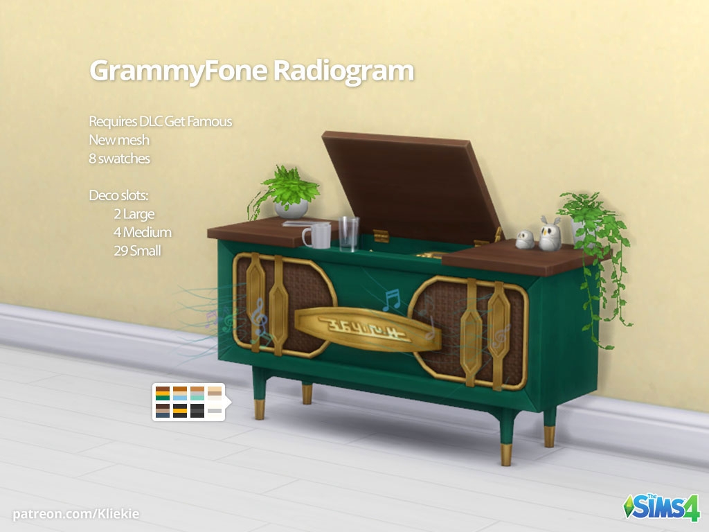 GrammyFone Radiogram - The Sims 4 Build / Buy - CurseForge