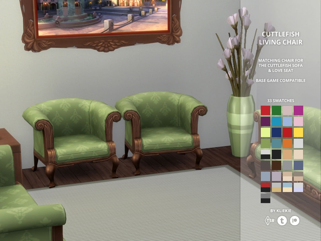 Cuttlefish Living Chair - The Sims 4 Build / Buy - CurseForge