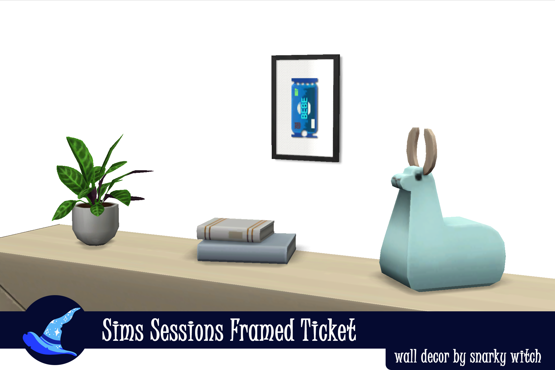 Framed Sims Sessions Ticket - The Sims 4 Build / Buy - CurseForge