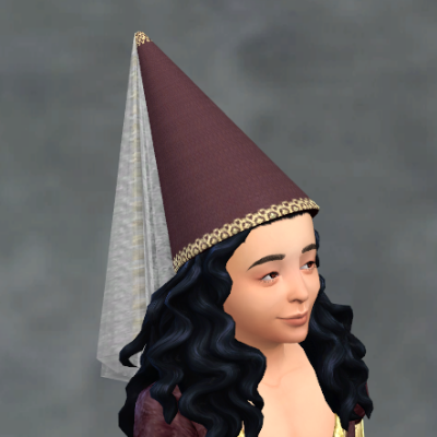 Happily Ever After: Medieval Cone Hennin for All Ages - The Sims 4 ...