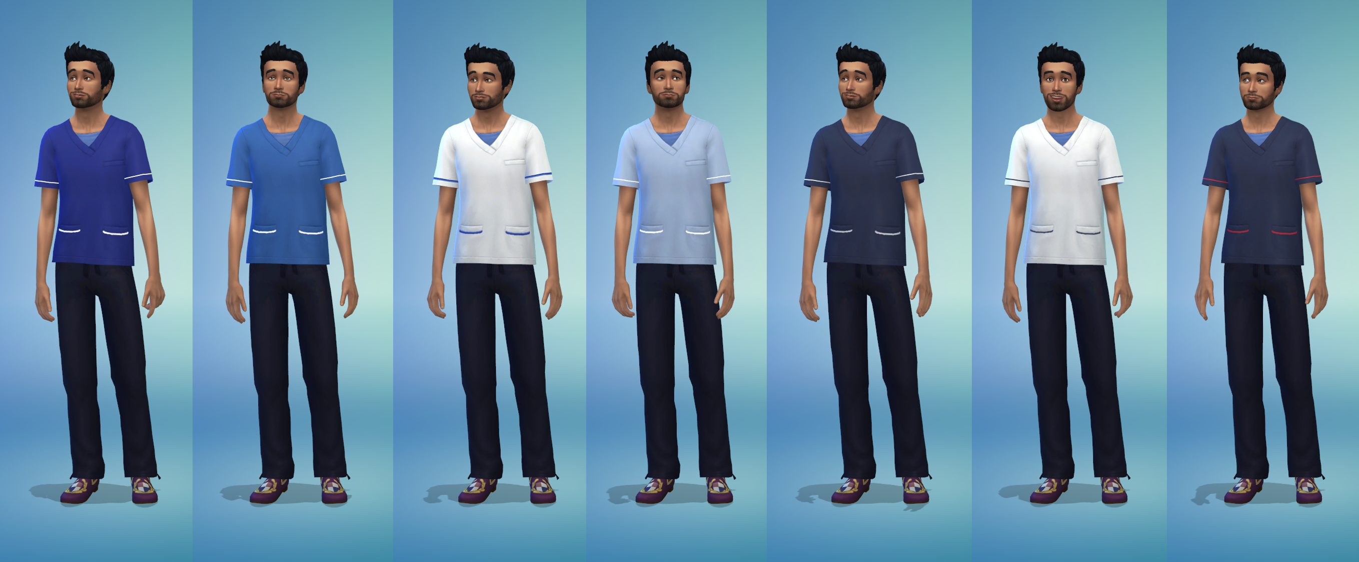 NHS Nurse Uniforms - The Sims 4 Create a Sim - CurseForge
