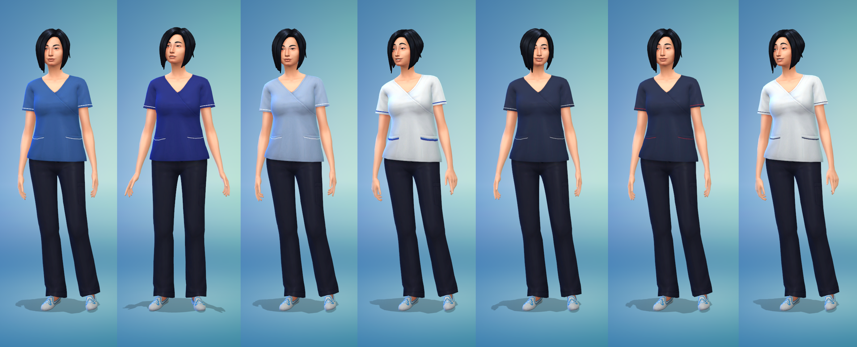 NHS Nurse Uniforms - The Sims 4 Create a Sim - CurseForge