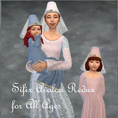 Sifix Avalon Redux Recolors & Age Conversions - The Sims 4 Create a Sim ...