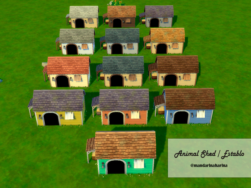 Wooden Animal Shed - The Sims 4 Build / Buy - CurseForge