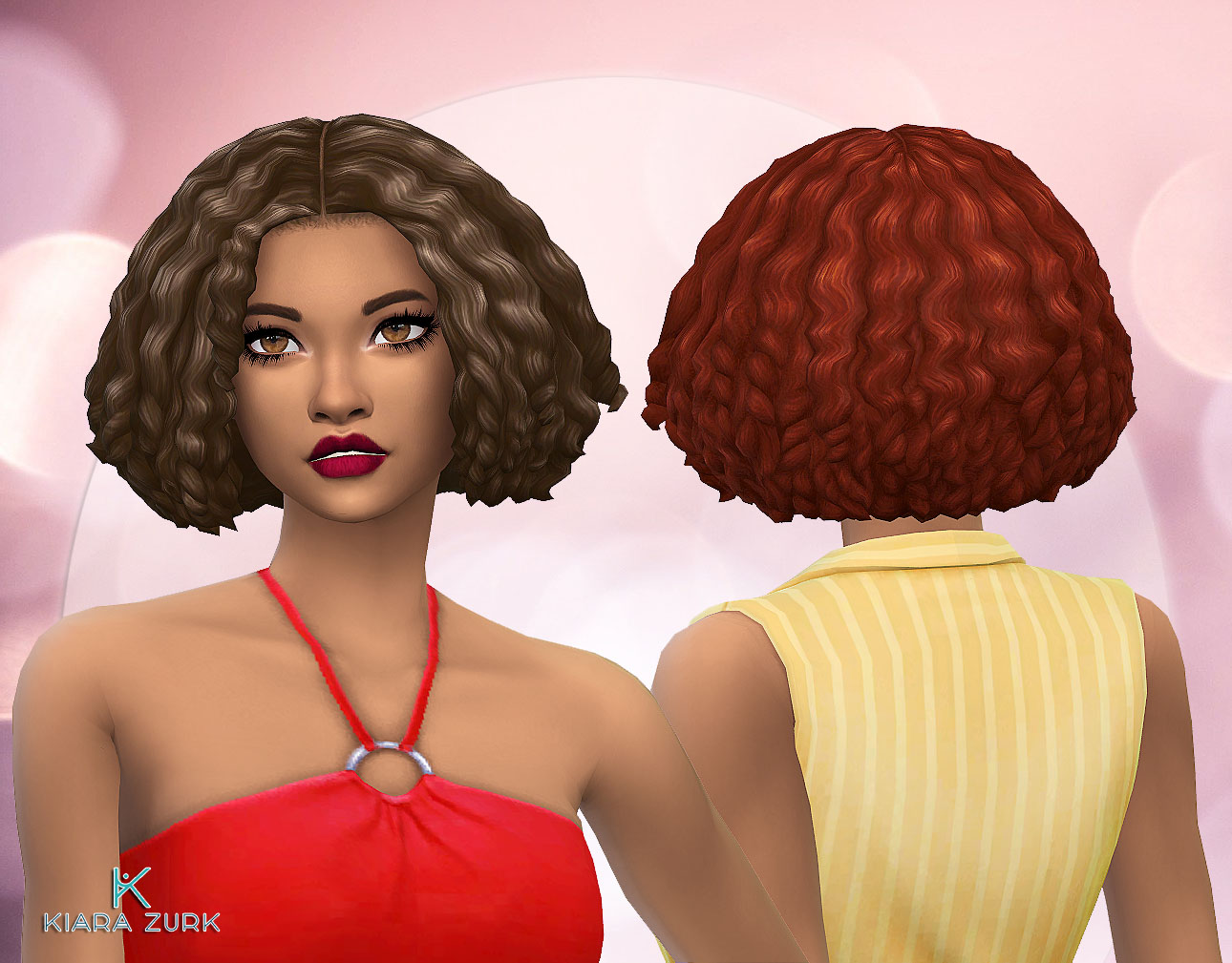 Ellen Curls - The Sims 4 Create a Sim - CurseForge