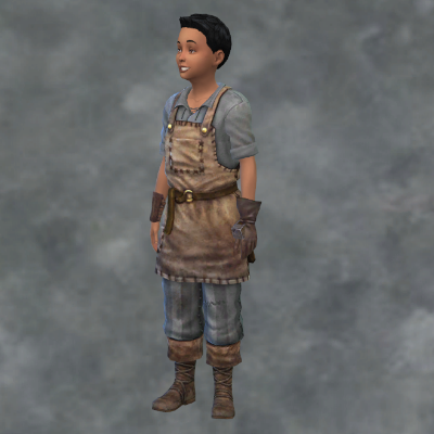 TSM Blacksmith Outfits for all ages - The Sims 4 Create a Sim - CurseForge