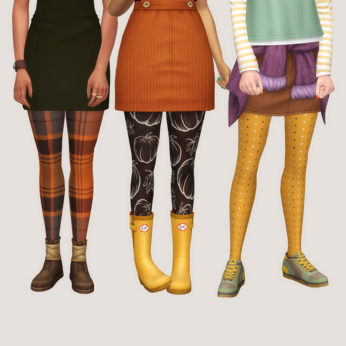 Autumn Pattern Tights - Gallery - The Sims 4 Create a Sim - CurseForge