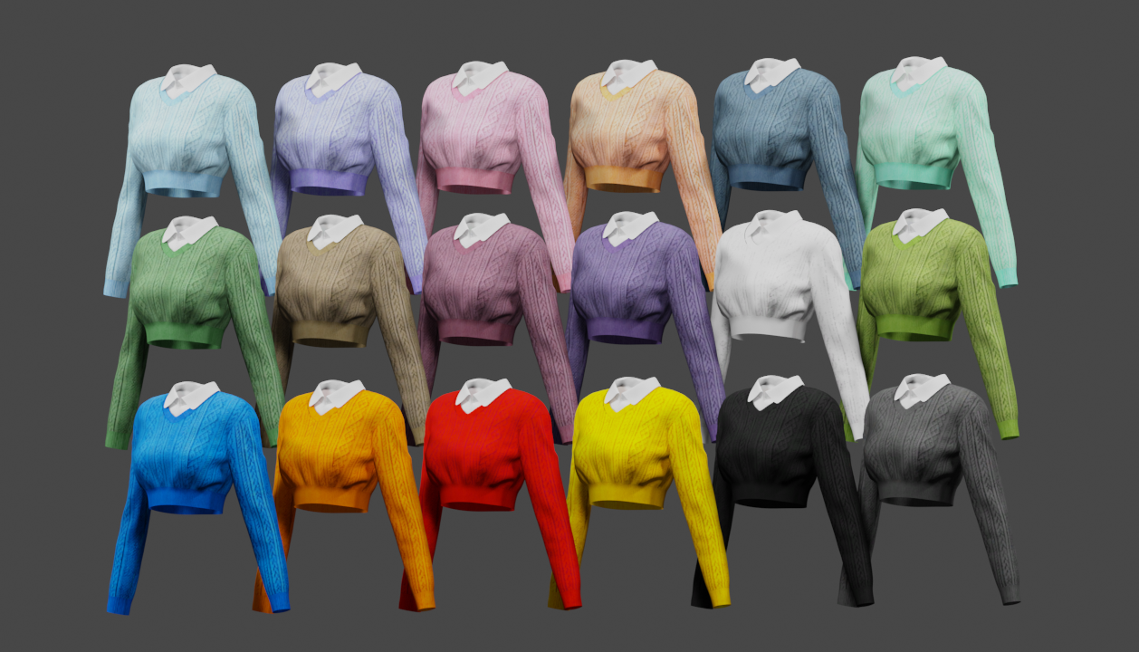 Install Sera crop knit top - The Sims 4 Mods - CurseForge