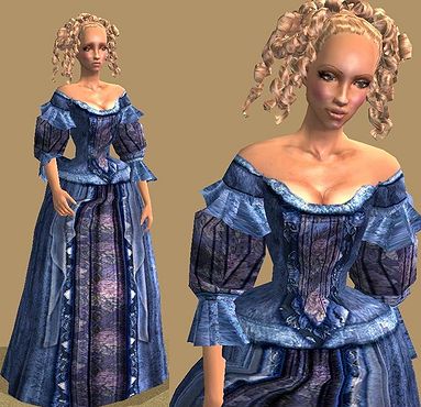Sussi's So Good Baroque Dress - The Sims 4 Create a Sim - CurseForge
