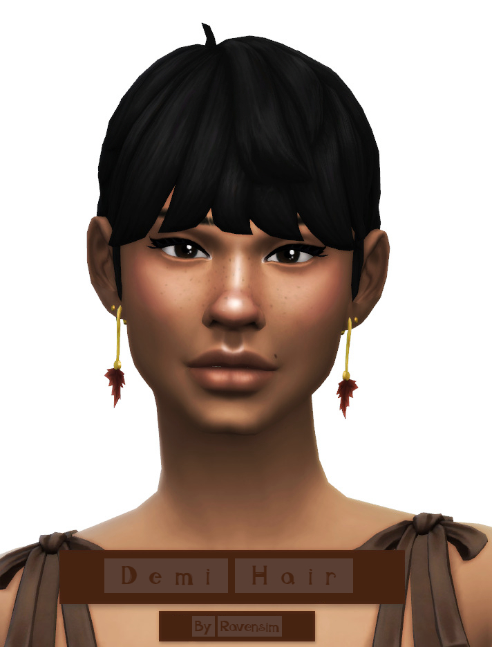 Demi Hair - The Sims 4 Create a Sim - CurseForge