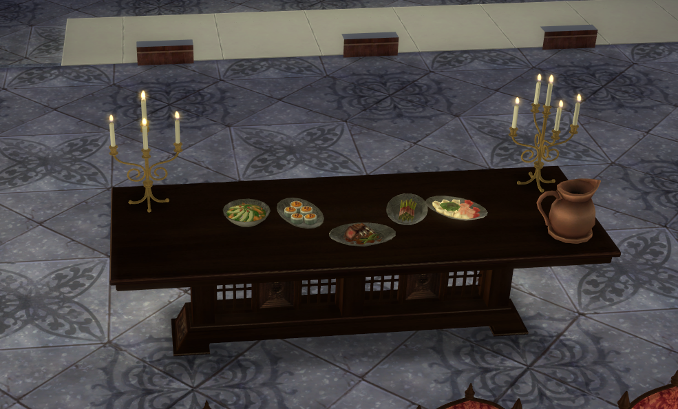 SDA Gothic Furniture Part 3 - Party Time! - The Sims 4 Build / Buy ...