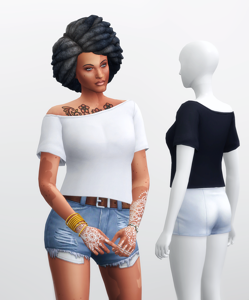 Basic T-shirt F III 2017 - The Sims 4 Create a Sim - CurseForge