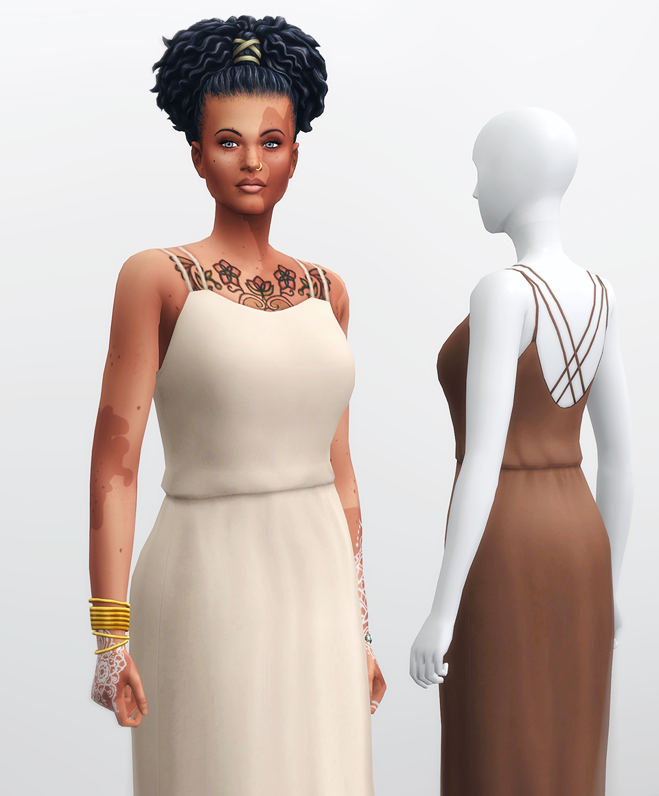 Basic Maxi Dress II 2017 - The Sims 4 Create a Sim - CurseForge