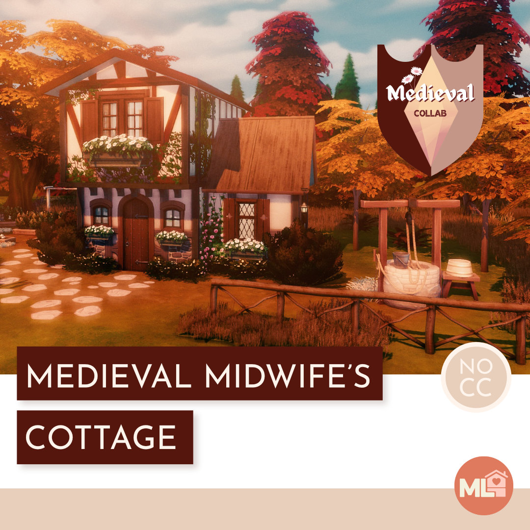 Medieval Midwife's Cottage (no CC) - The Sims 4 Rooms / Lots - CurseForge